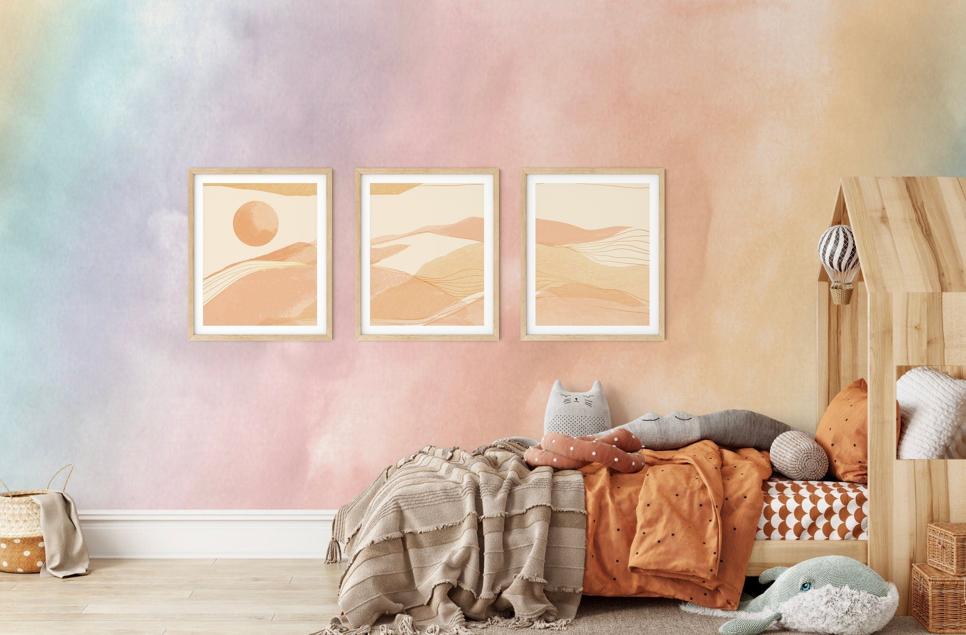 Wallaby Walls Ombré Wallpaper | Best Custom Printed Ombre Wall Paper ...